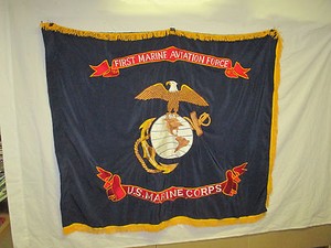 flag908 USMC Flag WW1 First Marine Aviation US Marine Corps Unit Colors ...