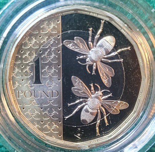 1st King Charles III 2023 British UK BiMetallic £1 ☆PROOF☆ One Pound ...