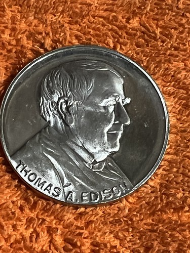 Commemorative Coin Proof Medal BU Thomas A.Edison 100 Years | eBay
