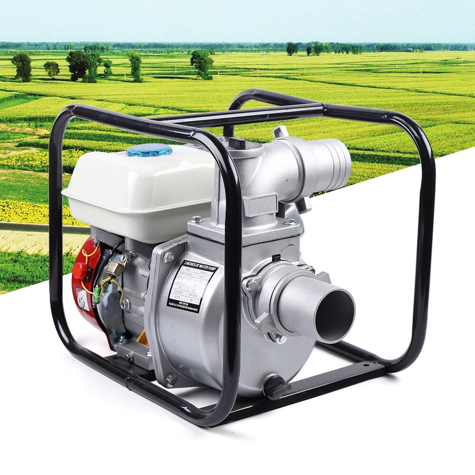 2/4 Stroke Gasoline Water Pump Gas-Powered Semi-Trash Irrigation ...