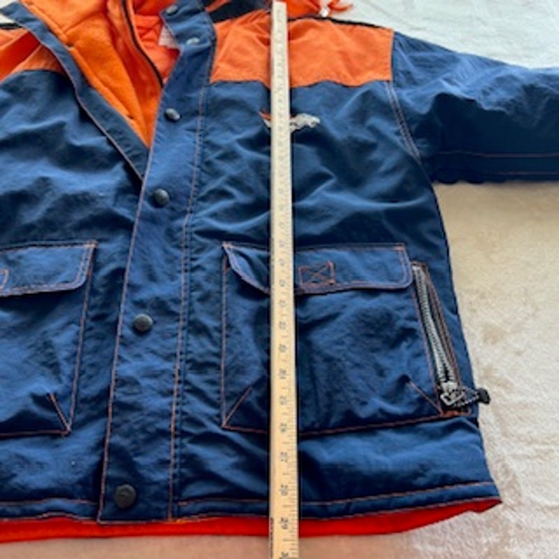 Vintage Champion Denver Broncos Coat Mens L Fleece Lined Spell Out ...