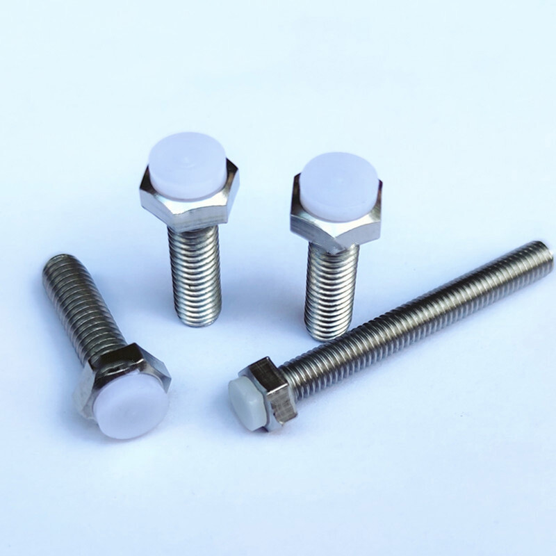 2pcs M4 limit stop anti-collision bolt POM hex head thread nail buffer ...