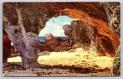 Postcard Bermuda Natural Arches c1950 16A | eBay