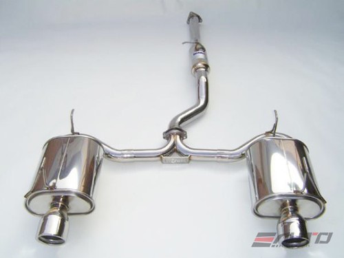 INVIDIA Q300 Dual Rolled Stainless Tip Catback Exhaust for S2000 00-09 ...