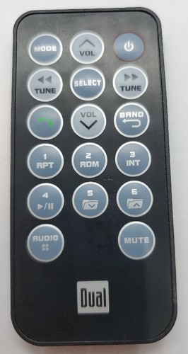 Original Dual Axxera Remote Control DC525BI XRM405BT AC216Bi DC208BT ...