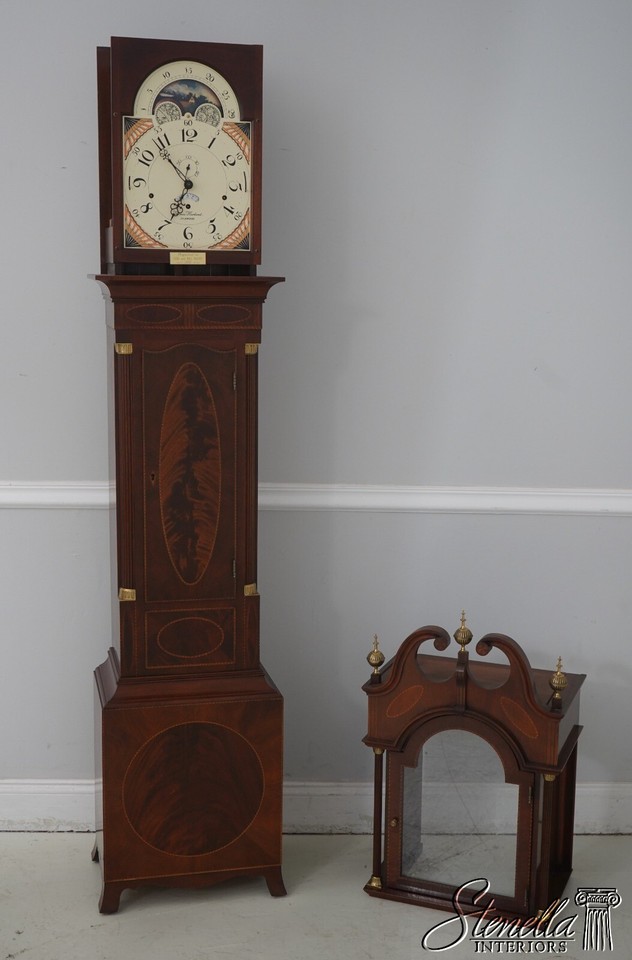 64383EC: SLIGH Thomas Harland Inlaid Mahogany Grandfather Clock | eBay