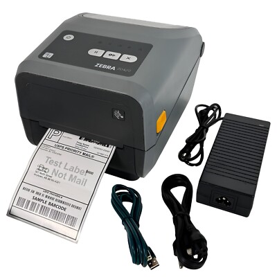Zebra ZD420 (GX430T Replaces) Direct & Thermal Transfer Label Printer ...