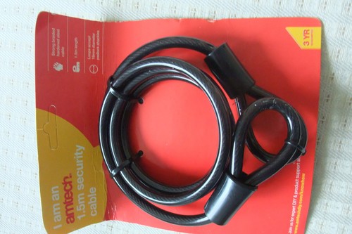Amtech T1690 Heavy Duty Cable Lock One Size for sale online | eBay