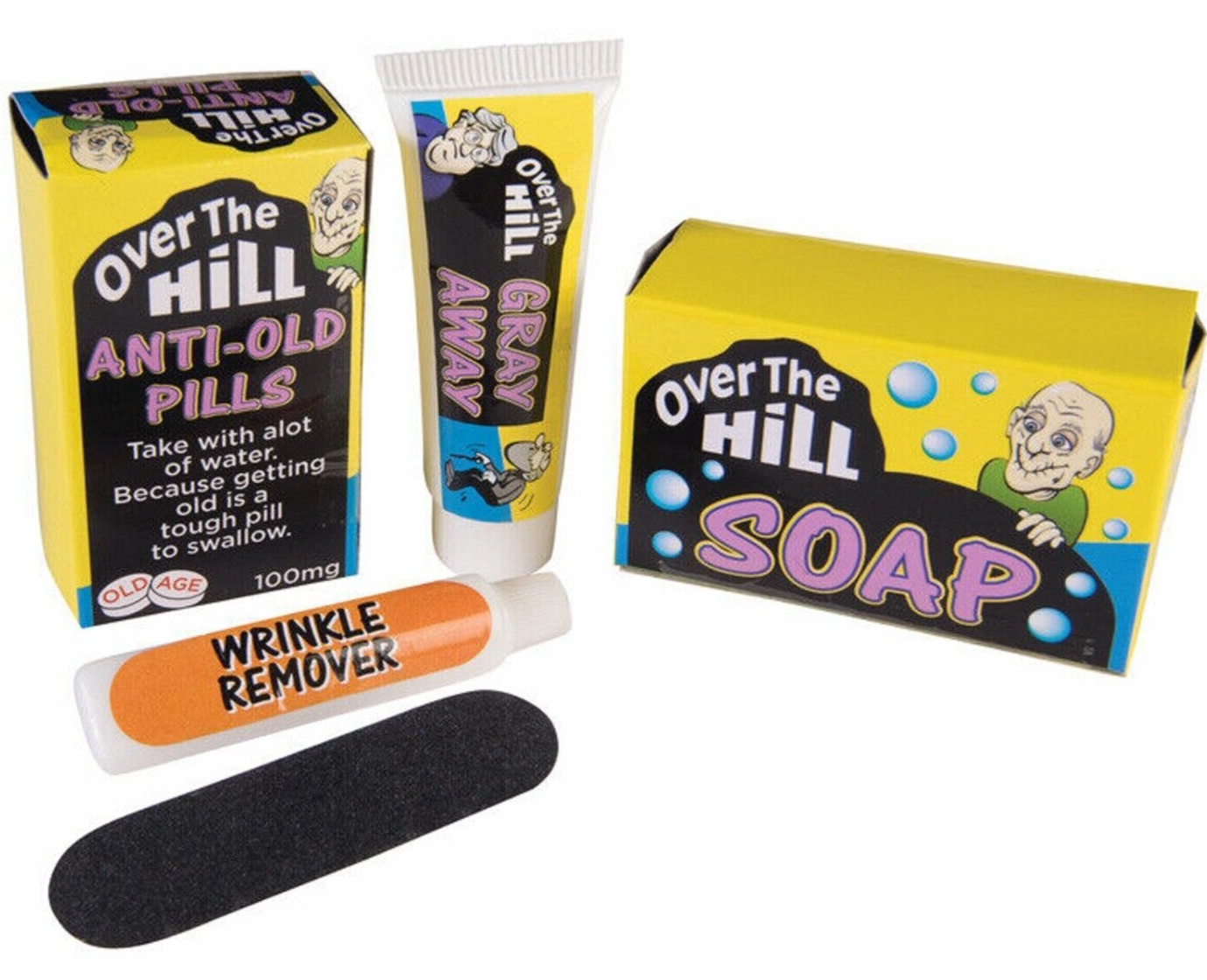 Over The Hill First Aid Survival Kit - Gag Prank Joke Novelty ...