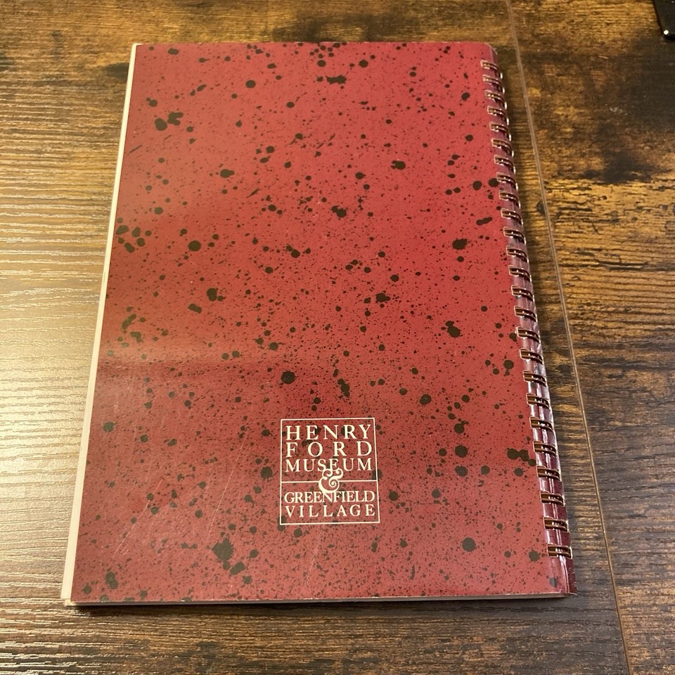 Eagle Tavern Cookbook 1988 Henry Ford Museum First Print Recipe | eBay