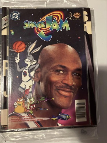 Space Jam Michael Jordan DC Comics 1996 Movie Adaptation Newsstand High ...