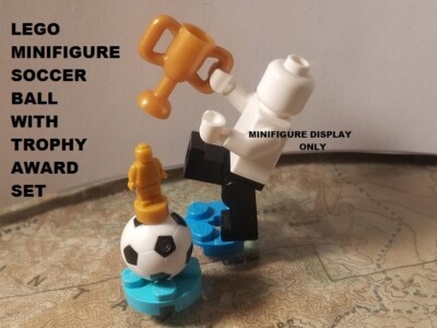 LEGO Minifigure Friends Soccer Ball Trophy Award Set Sports Gear ...