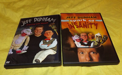 💥 LOT OF 2 JEFF DUNHAM SPARK OF INSANITY AND ARGUING WITH MYSELF DVD | eBay