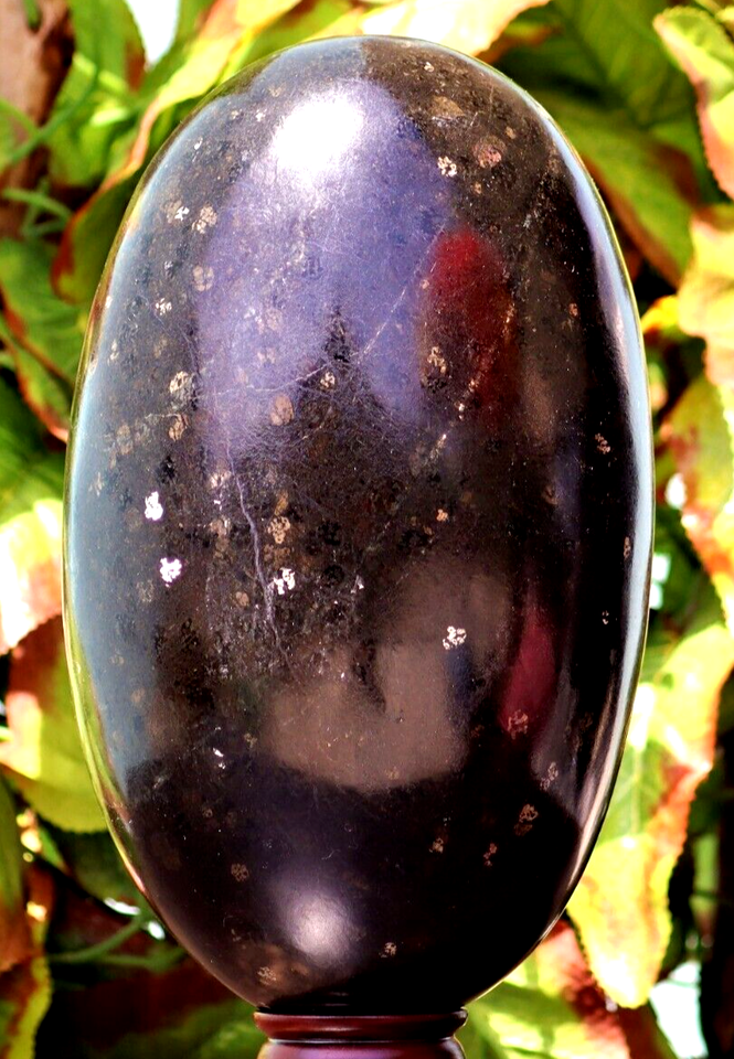 260MM Nuummite Coppernite Stone Healing Chakra Balance Gemstone ...