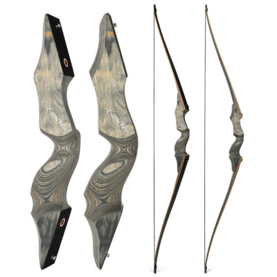 20-60lbs 60" Archery Longbow Takedown Recurve Bow Target Hunting ...