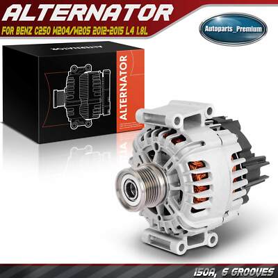 New Alternator for Benz C250 W204/W205 2012-2015 L4 1.8L150A 12V CW 6 ...