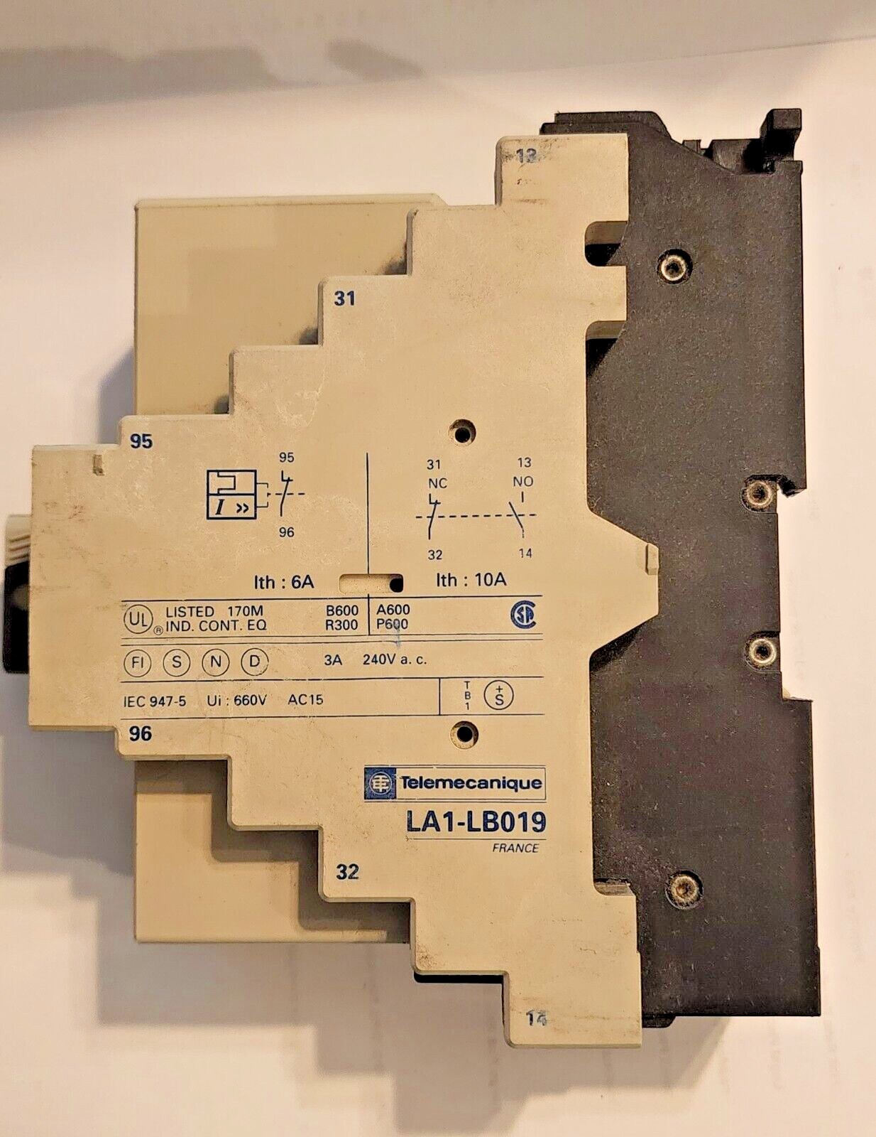 Telemecanique LD1-LB030, LB1-LB030P, LA1-LB019 motor starter | eBay