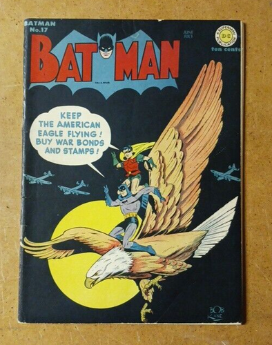 Batman #17 (1943) -- War Bonds Eagle Cover, RESTORED | eBay