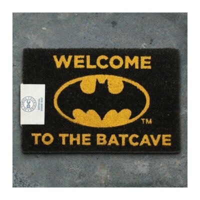 DC Comics Batman Welcome To The Batcave Doormat | eBay Australia
