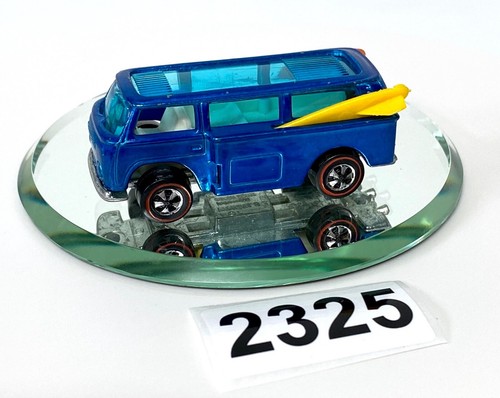Hot Wheels Vintage Redline True Blue BEACH BOMB 1968 Mattel HIGH GRADE ...