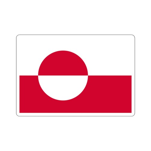 Flag of Greenland STICKER Vinyl Die-Cut Decal | eBay