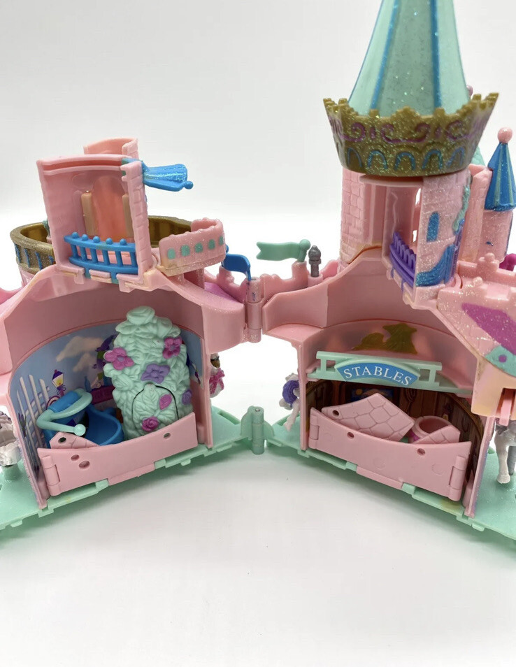 Vintage 1996 Trendmasters Starcastle Carousel Playset Glitter Swan ...