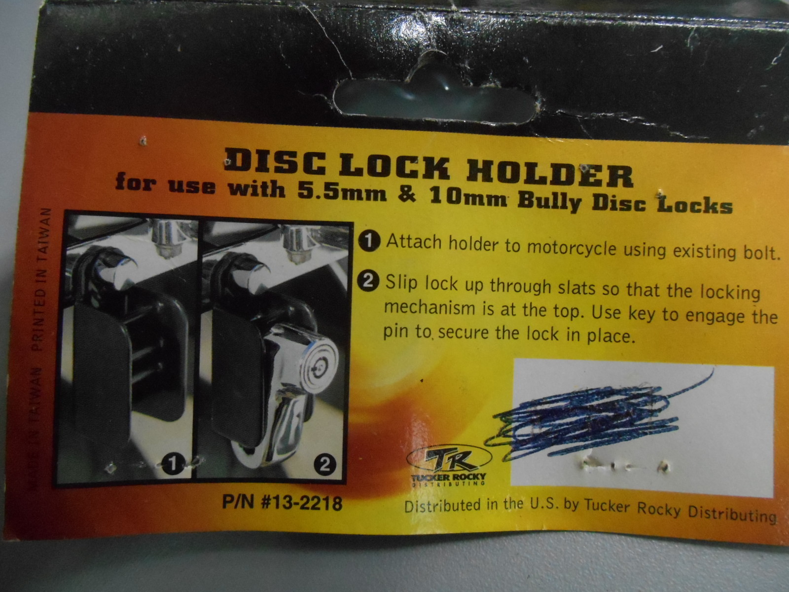 NOS Bully Locks Motorcycle Disk Lock Holder 13-2218 | eBay