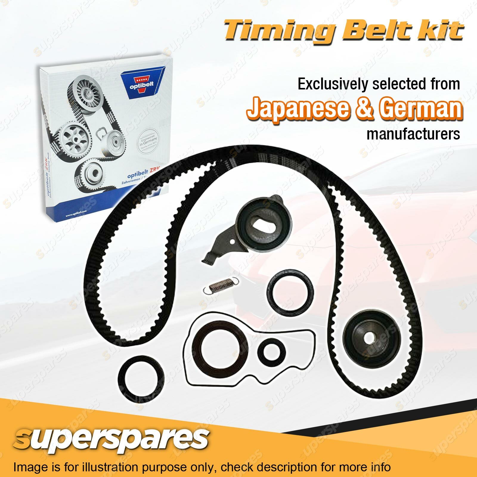 Timing Belt Kit for Holden Apollo JK JL JM JP 3SFE 3SFC 5S-FE 2.0 2.2L ...