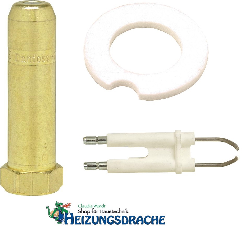 Set für Viessmann Rotrix Ölbrenner: Düse VTB LE + Zündelektrode ...