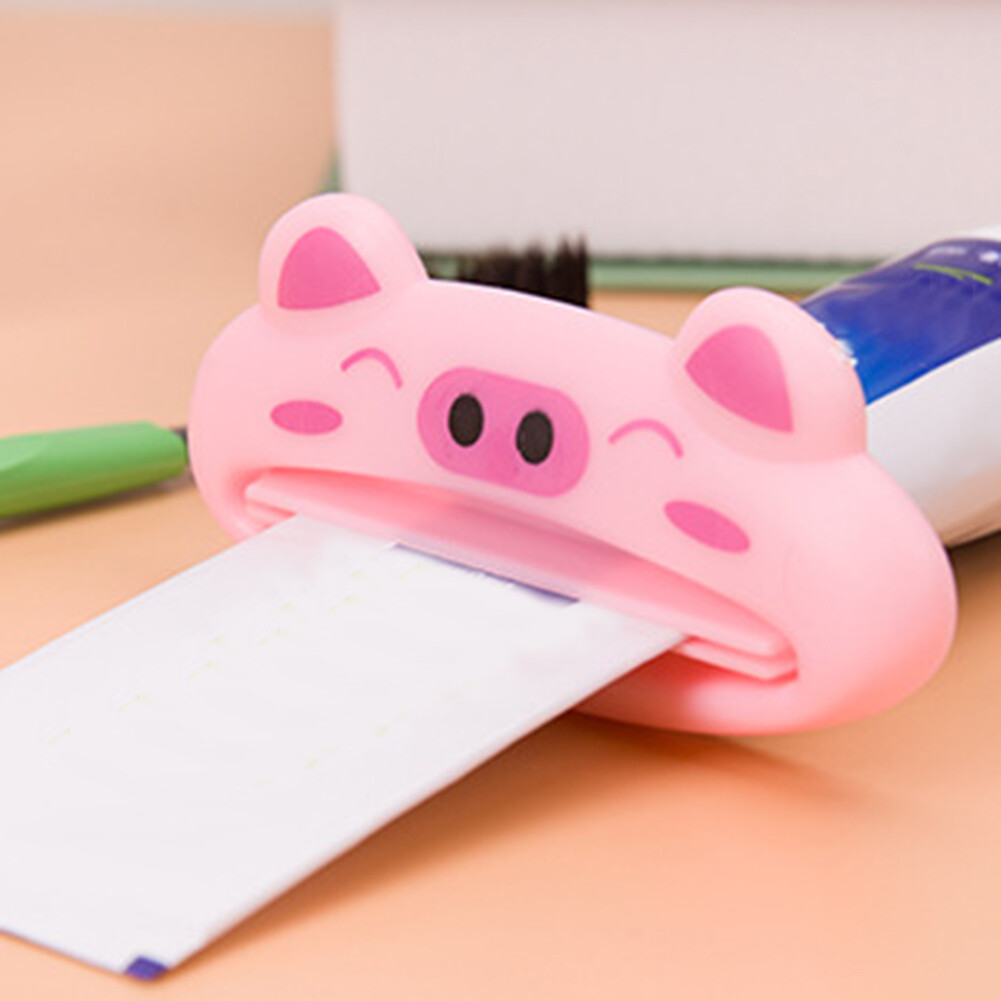 Cartoon Toothpaste Squeezer Dispenser Manual Easy Rolling Holder ...