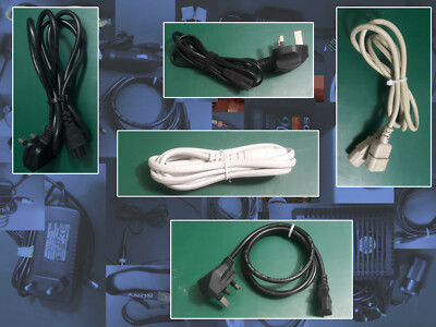 Main Cable Kettle Lead C7 C13 C5 Clover Figure 8 3pin 2pin UK Cord EU ...