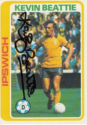 Vintage SIGNED TOPPS 1975/76 Trading Card JOE KINNEAR TOTTENHAM | eBay UK