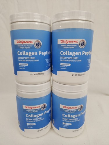 4x Walgreens Collagen Peptides Dietary Supplements Proteins Free S/H ...