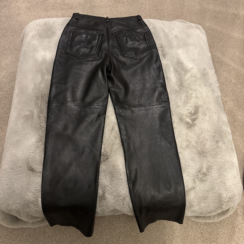 Wallis Real leather trousers | eBay UK