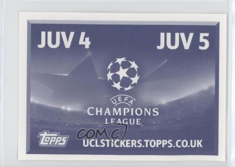 2016-17 Topps UCL Sticker Gianluigi Buffon Stephan Lichtsteiner #JUV4/5 ...