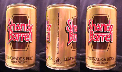 SHANDY BARREL LEMONADE & BEER - MID 1970'S 326ML PULL TAB CAN ...