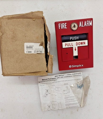 New Simplex 4099-9006 ADDRESSABLE Manual IDNET Pull Station | eBay