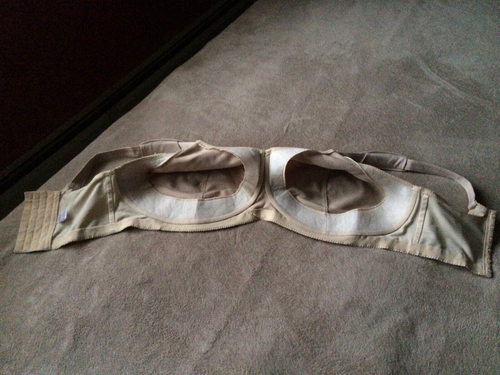 Elila 46K Nude Full Secure BBW Coverage 3 Section Soft Cup Bra Style ...