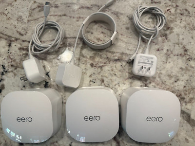 3 pack Eero 6 Extender Mesh WiFi Router Q010001 | eBay