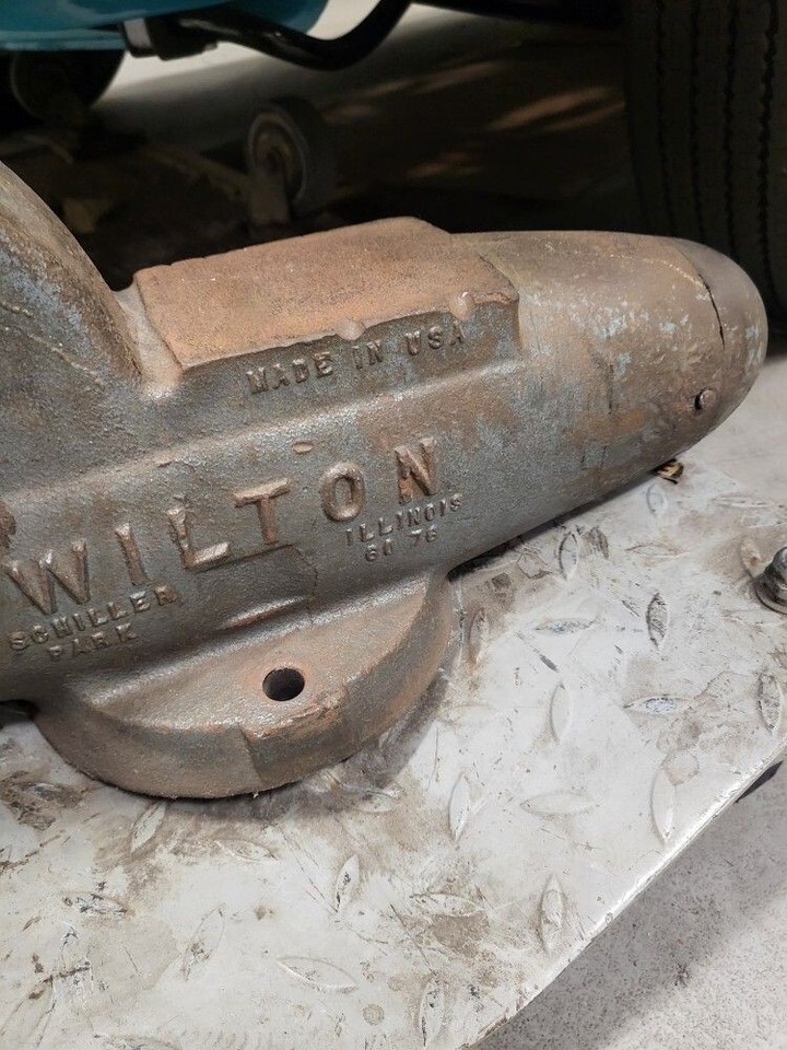 Wilton Bullet Vise 5" Jaw Bench Vice Model 500 Made In U.S.A. Heavy ...