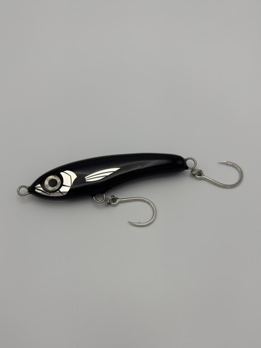 MB Customs Lures - Black - 115 - 50 - Fast Sink - Stickbait - BKK Hooks ...