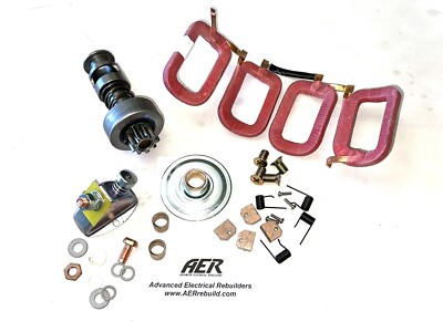 1951 John Deere B Delco 1107942 Convert to 12 Volt Starter Rebuild Kit ...