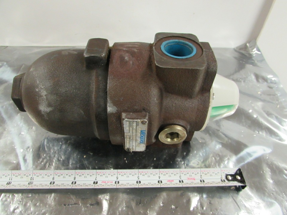 VICKERS 737322 OFP 35 S 11 HIGH PRESSURE HYDRAULIC FILTER MAX 3000 PSI ...