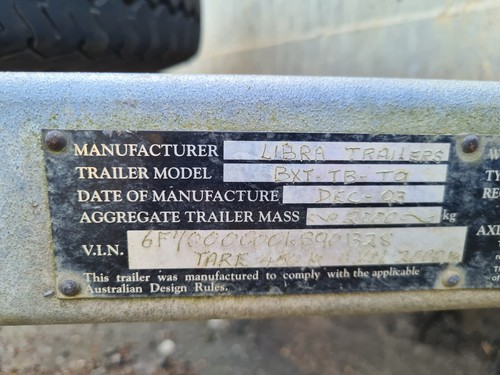 Gal box trailer 8x5 with electric brakes | eBay