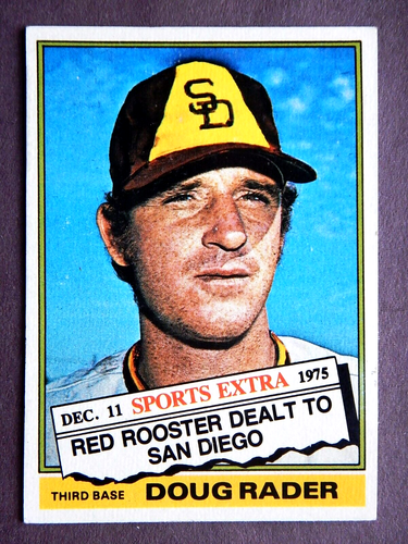 Doug Rader #44T Topps 1976 Baseball Card (San Diego Padres) *VG | eBay