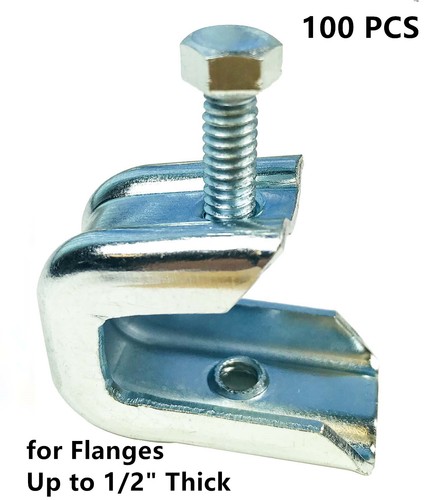 Knock-On Screw-on Beam Flanges Clamp,Ceiling Wire C-purlin Z-purlin ...