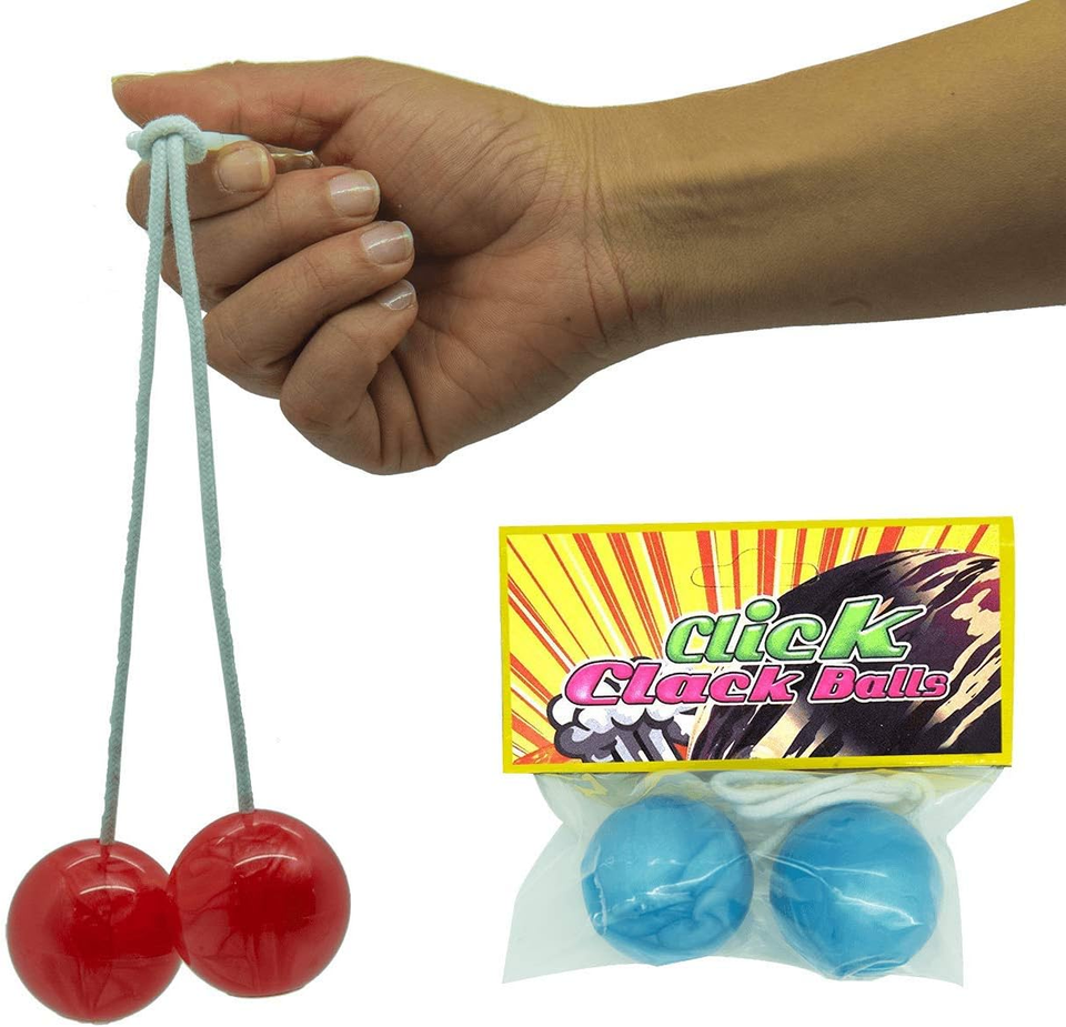 - Vintage Toys Clackers Balls - Plastic Click Clack Balls - Novelty ...