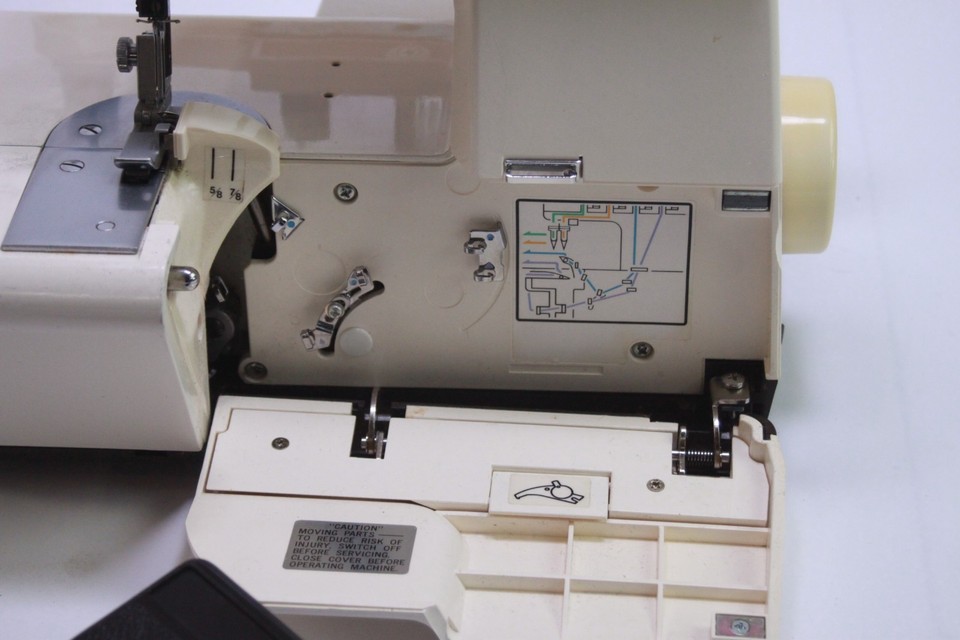 White 734DW Super Lock Serger Sewing Machine W/Pedal AS IS Motor Issue ...