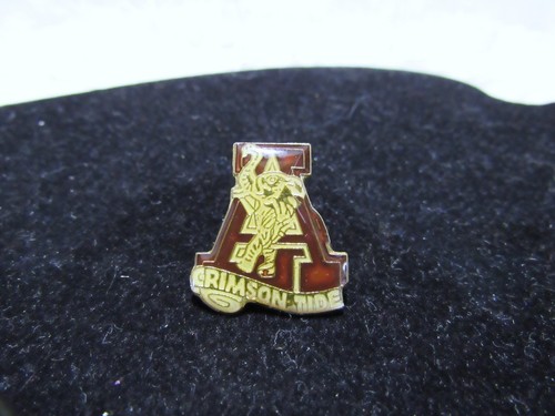 Alabama Crimson Tide "A" Red/Gold Lapel Pin/Hat Tac, Fashion Accessory ...