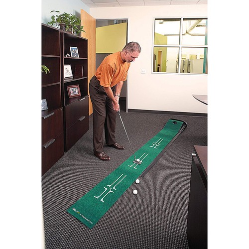 SKLZ Golf Accelerator Pro Putting Mat with Ball Return - Green | eBay